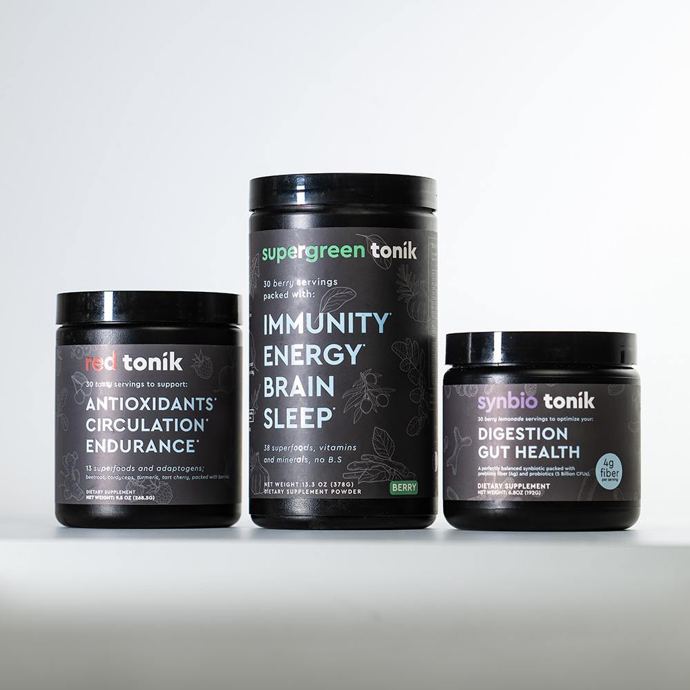 Human Tonik Stack: Super Greens, Reds, Synbiotics